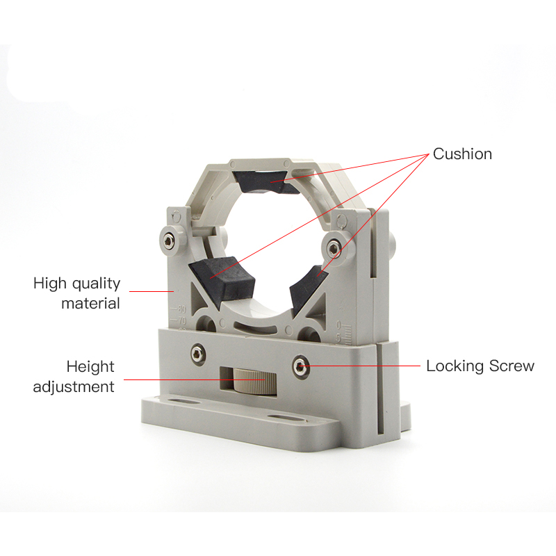 CO2 Laser Tube Holder Support Adjust Dia.50-80mm Mount Flexible Plastic ...