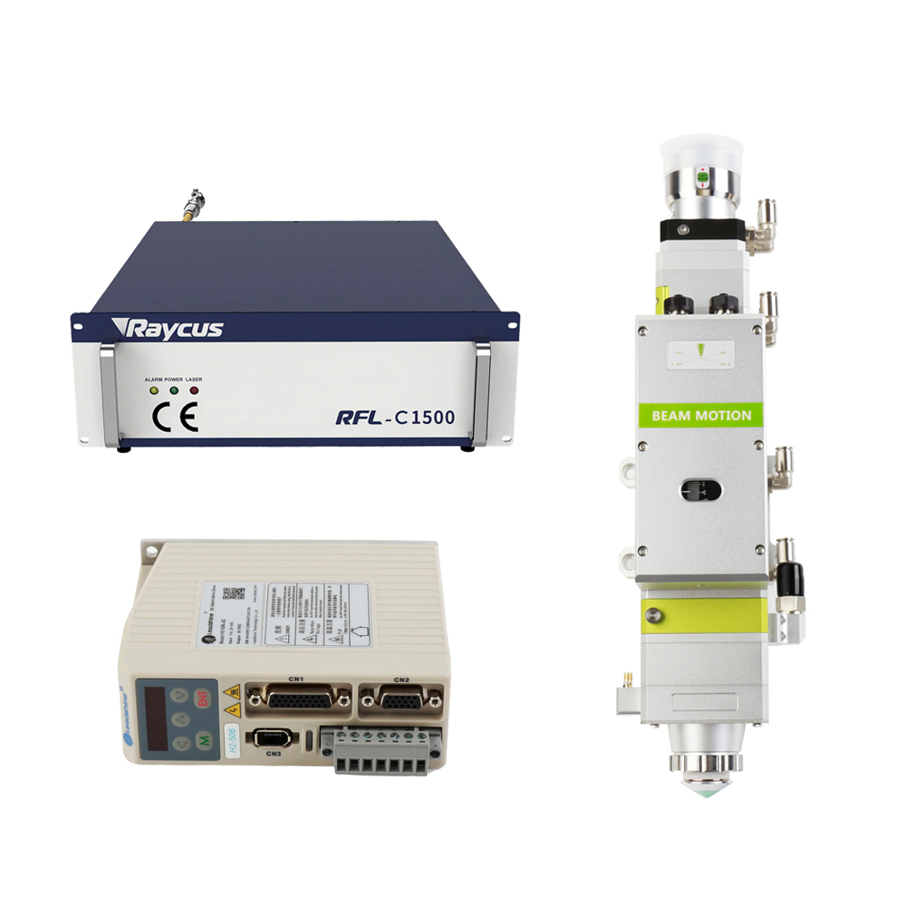 Raytools BM110 3.3kW Laser Cutting Head FL155 With Raycus 1500W Laser ...