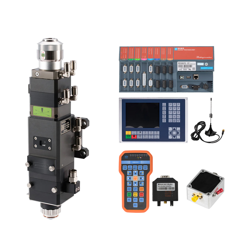 Raytools 0-3KW BT240S Fiber Laser Cutting Head F125mm with Ruida ...